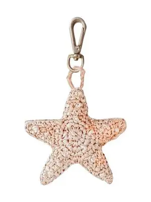 LIKHA Starfish Raffia Bag Charm - Natural