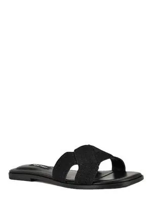 Nine West Gammy Slide Sandal - Black