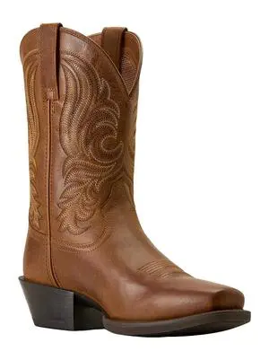 Ariat Sport Lawman Square Toe Cowboy Boots - Brown