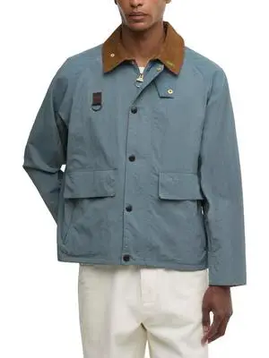 Barbour Icons Spey Nylon Jacket Blue Stone