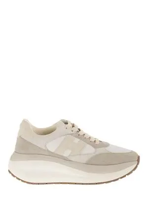 Hogan H714 Leather Sneakers Grey