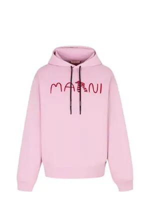 Marni Cotton Knit Sweatshirt - Pink