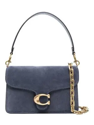 COACH Tabby Suede Leather Shoulder Bag - Blue