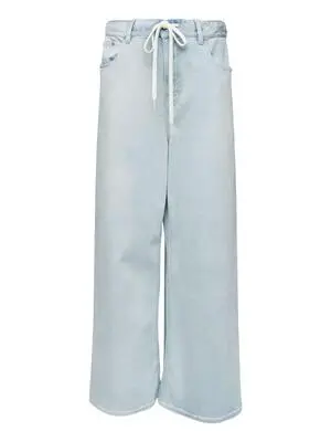 MAISON MARGIELA Wide-leg Denim Jeans - Sky Blue