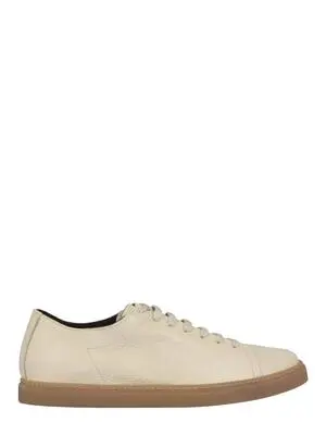 SLOWEAR Hammered Leather Sneakers Neutrals