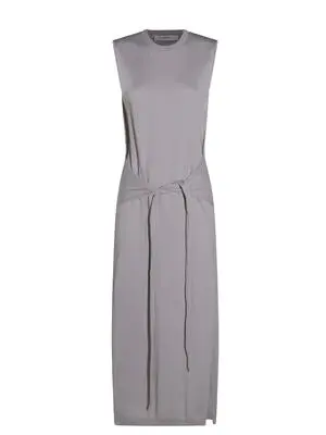 LEMAIRE Sleeveless Knotted Dress - Grey