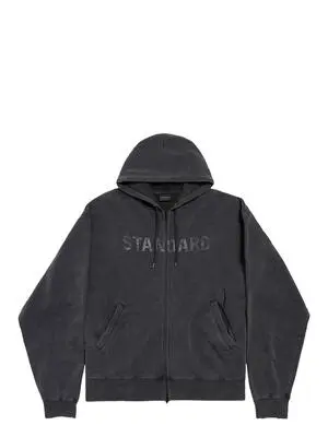 Balenciaga Oversized Zip-up - Black