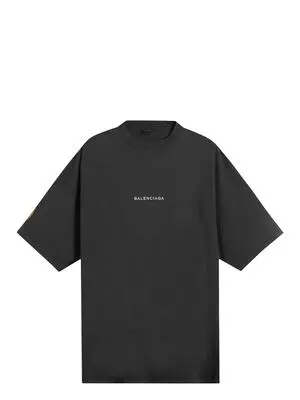 Balenciaga Oversized T-shirt - Black