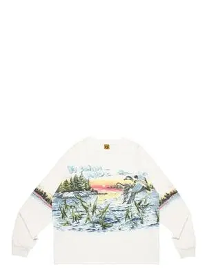 HUMAN MADE Graphic Long-sleeve T-shirt - White
