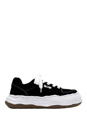 Mihara Yasuhiro Oliver Og Sole Suede Low Sneakers - Black