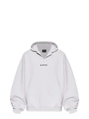 Balenciaga Polo Hoodie - White