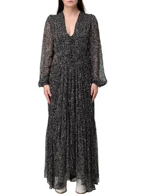 Isabel Marant Étoile Isabel Marant Etoile Printed Midi Dress Black
