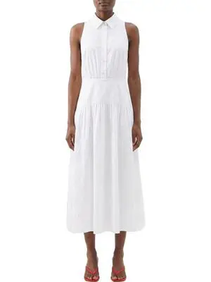 Staud Midi Dress - White