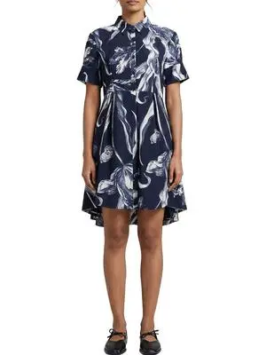 Erdem Printed Dress - Blue