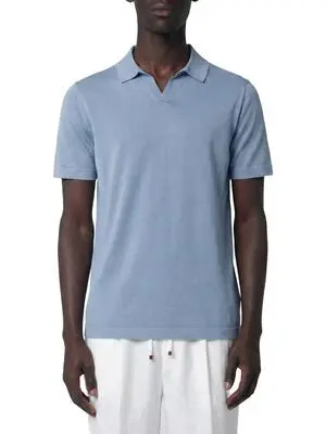 DRUMOHR Polo Shirt - Gnawed Blue
