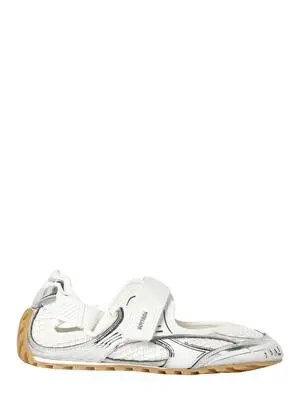 Bottega Veneta Metallic Sneakers - Silver