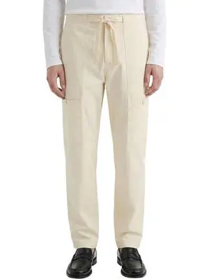 JIL SANDER Cotton Cargo Trousers - Beige
