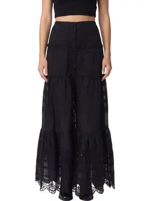 Isabel Marant Étoile Tiered Maxi Skirt - Black