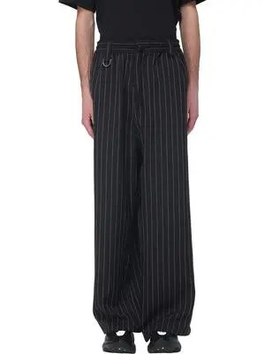 Y3 Striped Trousers - Black