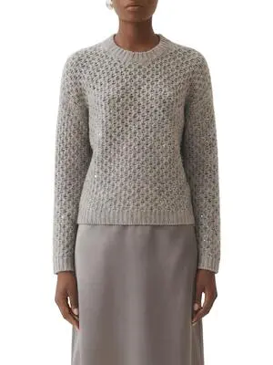 FABIANA FILIPPI Fabiana Filippi Virgin Wool, Cashmere, And Silk Knit Top