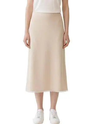 Fabiana Filippi Midi Skirt - Nude