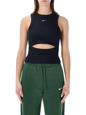 Nike Ribbed Tank Top - Black