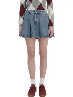 Tommy Hilfiger Pleated Skirt - Denim
