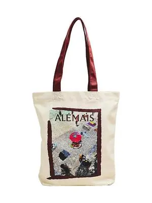 ALEMAIS Maroc Library Tote - Multi Ivory