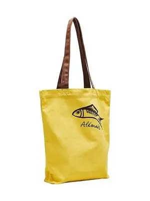 ALEMAIS Maroc Library Tote - Yellow
