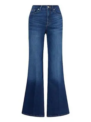 Good American Flared Stretch-denim Jeans - Indigo1229