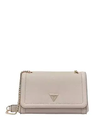 Guess Mini Noelle Shoulder Bag - Neutrals