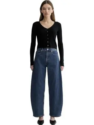 Everlane Way-high Curve Jean - Ocean