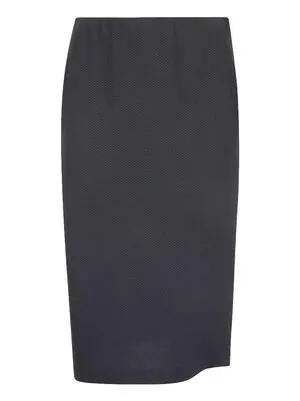 Seventy Textured Midi Skirt - Grey