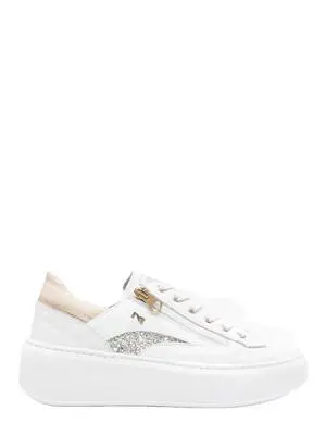 NEROGIARDINI Zip-detail Sneakers - White