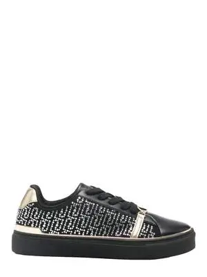 Liu Jo Embellished Low Top Sneakers - Black