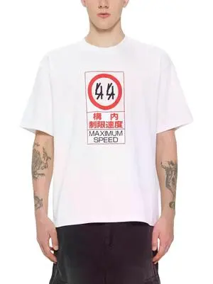 44 LABEL GROUP Graphic-print T-shirt - White