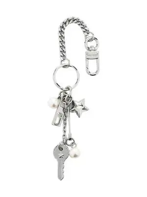 Marc Jacobs Grommet Pearl Charm - Silver