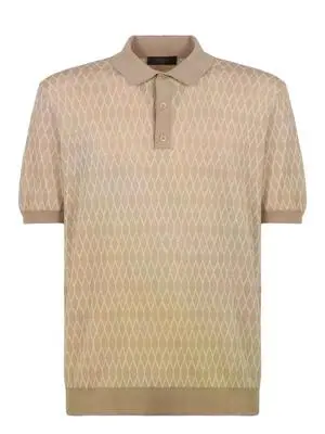 SLOWEAR Knit Button Polo Shirt - Neutrals
