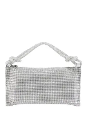 Cult Gaia Hera Nano Knotted Shoulder Bag - Silver