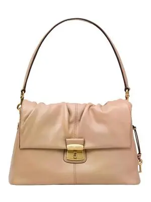 Marc Jacobs Cristina Leather Shoulder Bag - Neutrals