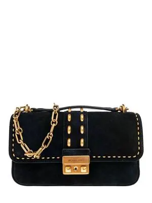 Michael Kors Tribeca Chain Embellished Tote - Black