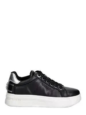 Guess Wesli Logo Detail Sneakers - Black