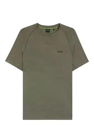 BOSS Raglan-sleeve T-shirt - Green