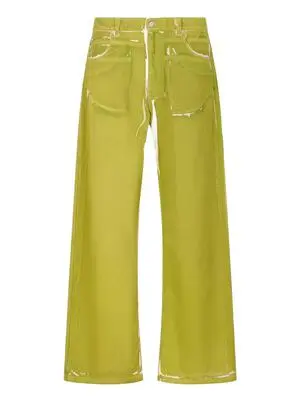Marni Five-pocket Printed Trousers - Green