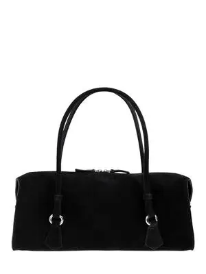 IRO PARIS Leather Zip Tote Bag - Black