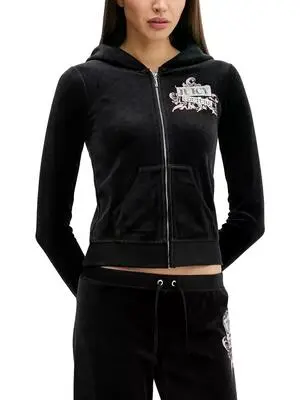 Juicy Couture Zip-up Hoodie - Black