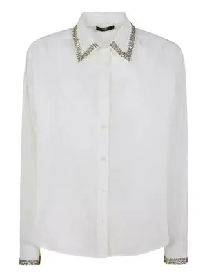 Seventy Embellished-collar Shirt - White