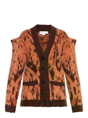 Stella McCartney Leopard-print Cardigan - Orange