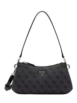 Guess Monogram Shoulder Bag - Grey