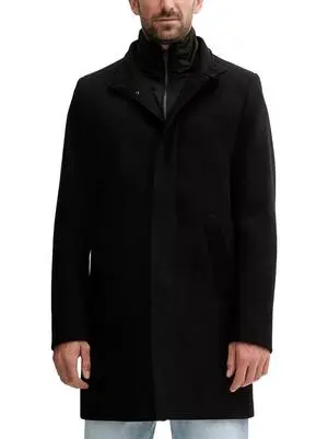 LINDBERGH Funnel-Neck Button Coat